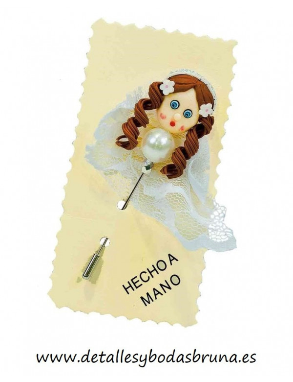 Alfiler Novia Rizos para Boda